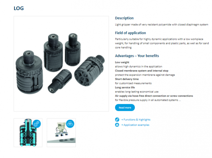 SCHUNK Internal hole gripper - PBA Systems - Experts in Ultra-precision ...
