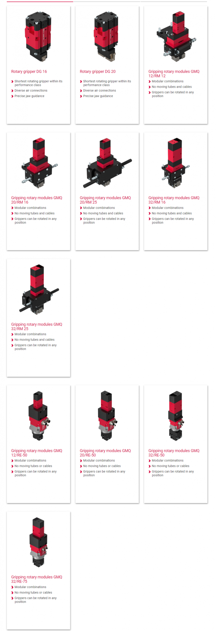 afag Rotary Gripper Modules - PBA Systems - Experts in Ultra-precision ...