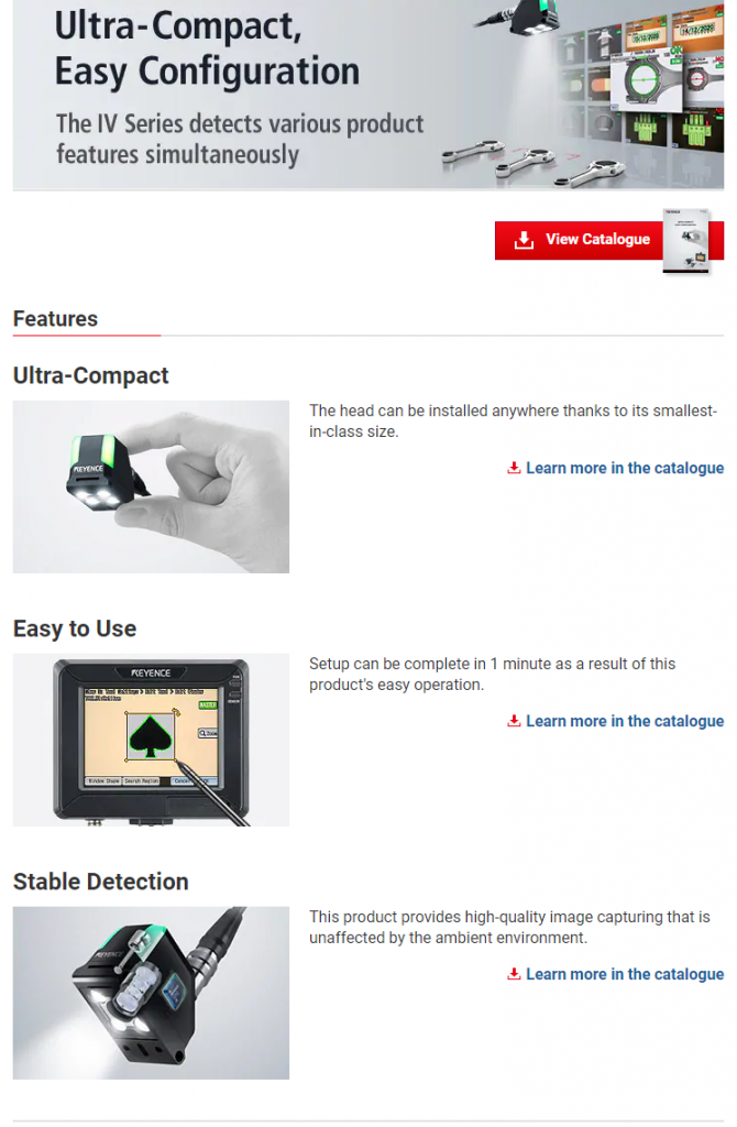 Keyence Vision Sensor - PBA Systems - Experts in Ultra-precision Motion ...