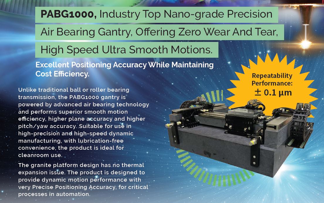 New Product Introduction: PABG Air Bearing Nano-grade Precision Gantry ...
